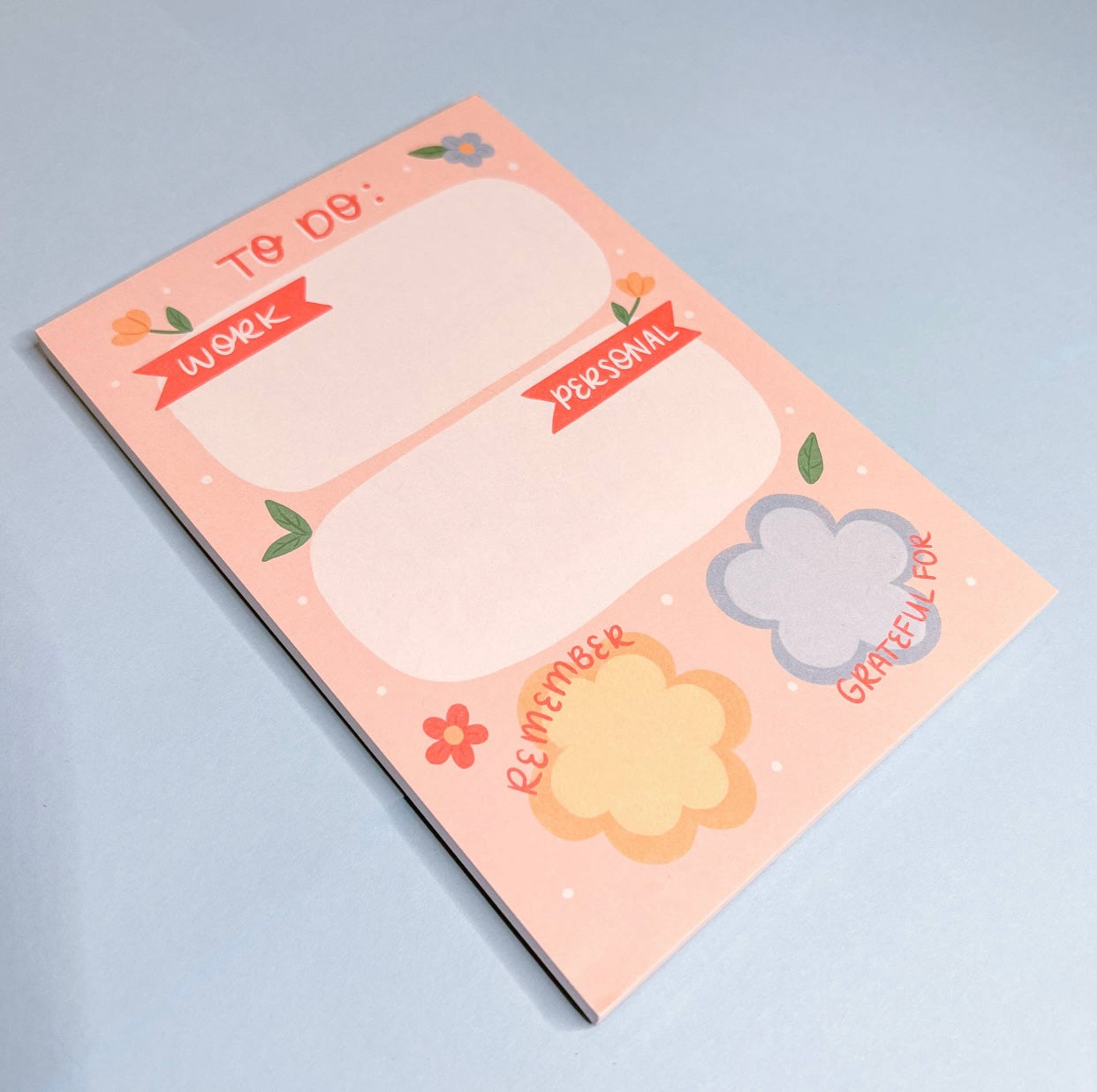 Daily Organizer Notepad – Frida Azul